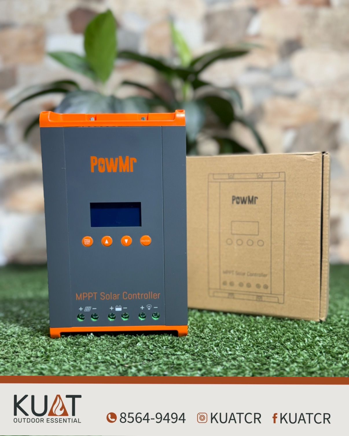 Controlador Solar MPPT PoWmr 60A - KUAT Costa Rica